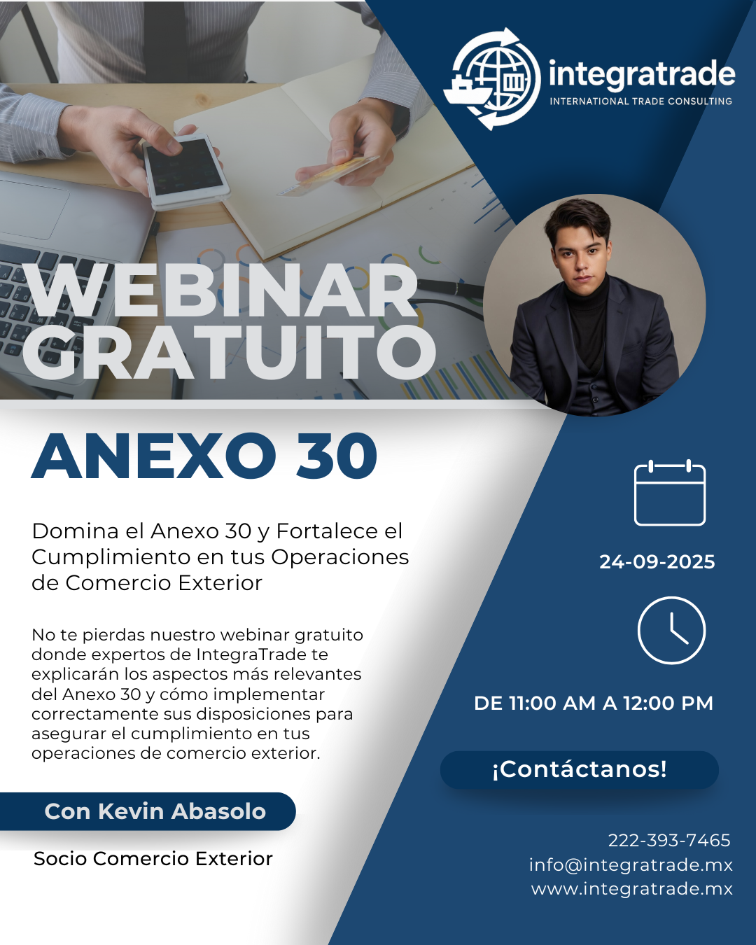 WEBINAR GRATUITO | ANEXO 30 – INTEGRATRADE